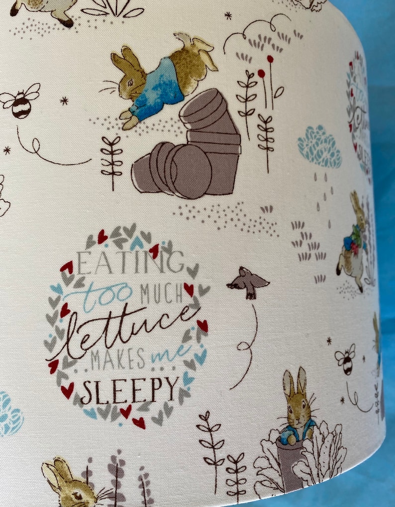 Peter Rabbit Beatrix Potter Inspired Lamp Shade Light Shade 30cm - Etsy UK