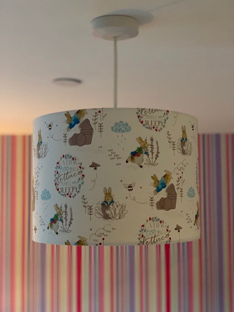 Peter Rabbit Beatrix Potter Inspired Lamp Shade Light Shade 30cm - Etsy UK