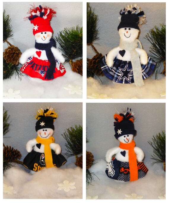 NFL Football Snowman Girl Toddler size 7 1/2 / Made | Etsy