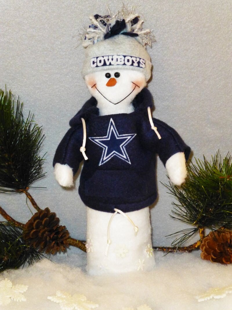 Dallas Cowboys NFL Football Snowman Kid Size 11 1/2 - Etsy