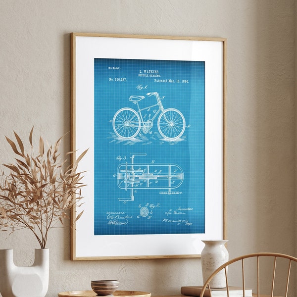 Bicycle Poster Art - Etsy