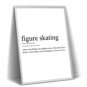 Figure Skating Definition Print - Etsy