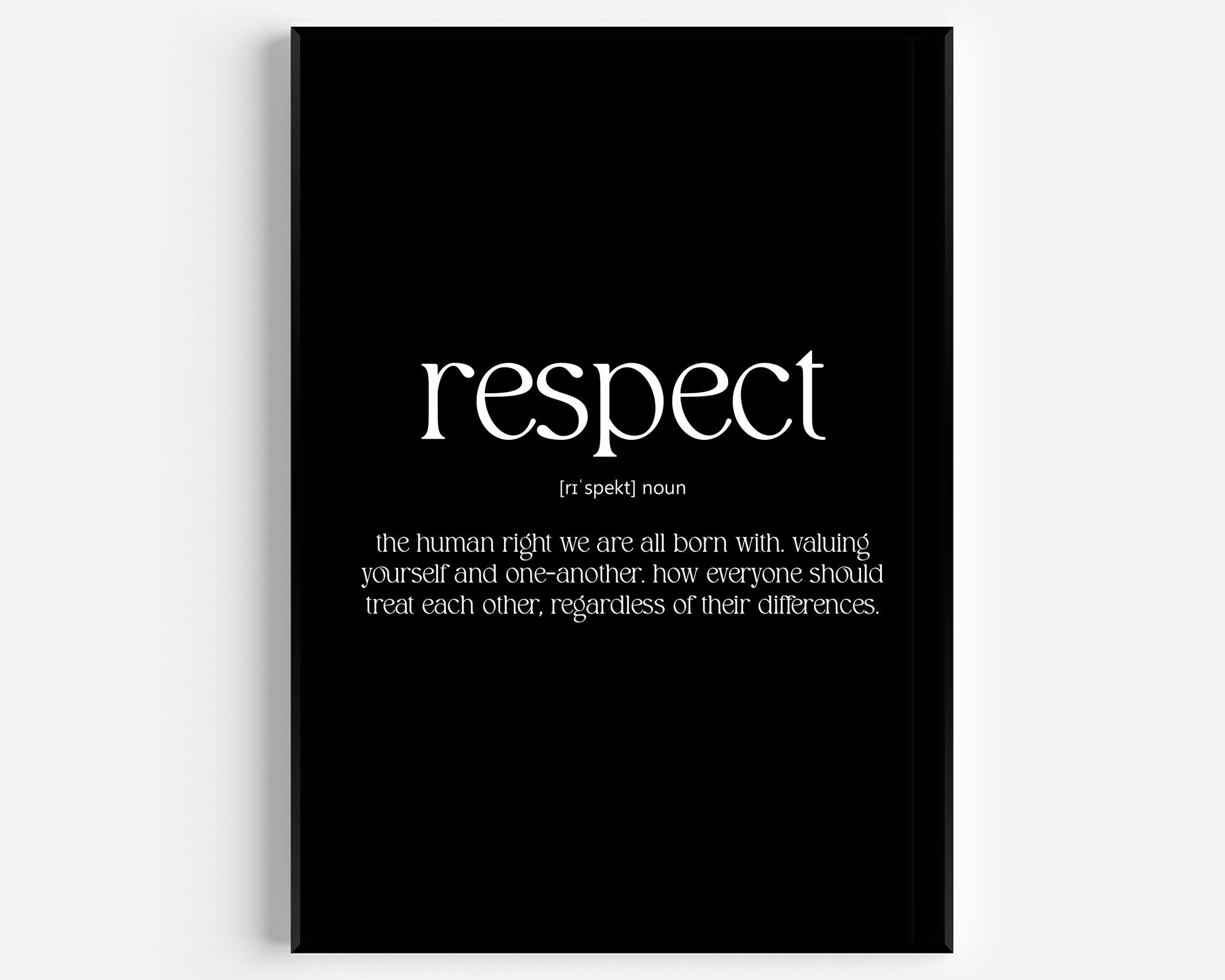 Respect Definition Francais