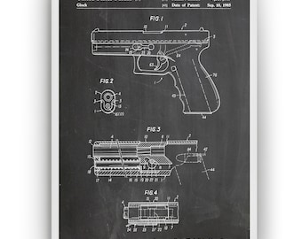 Glock Wall Art - Etsy