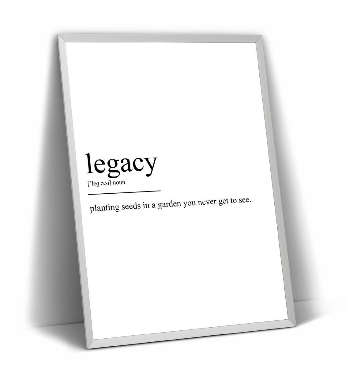 Legacy Definition Print | Etsy