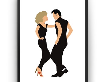 Tell Me About It Stud Print Sandy Grease Poster 70s Movie - Etsy