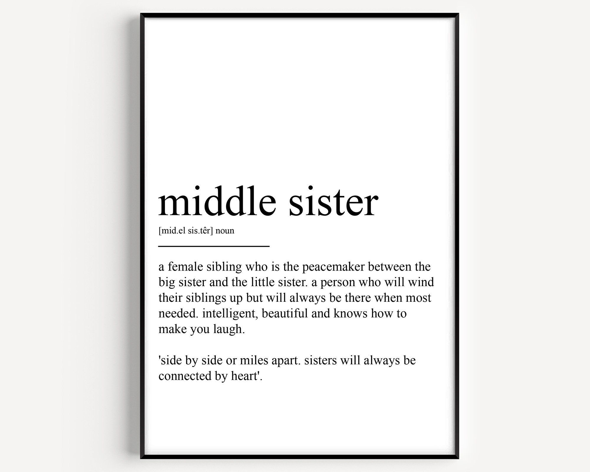 Middle Sisters Quotes Sister Quotes SVG Bundle (4779895)