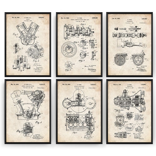 Vintage Mid Century Classic American Car Catalog Illustration | Etsy