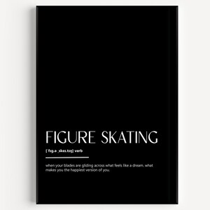 Figure Skating Definition Print - Etsy