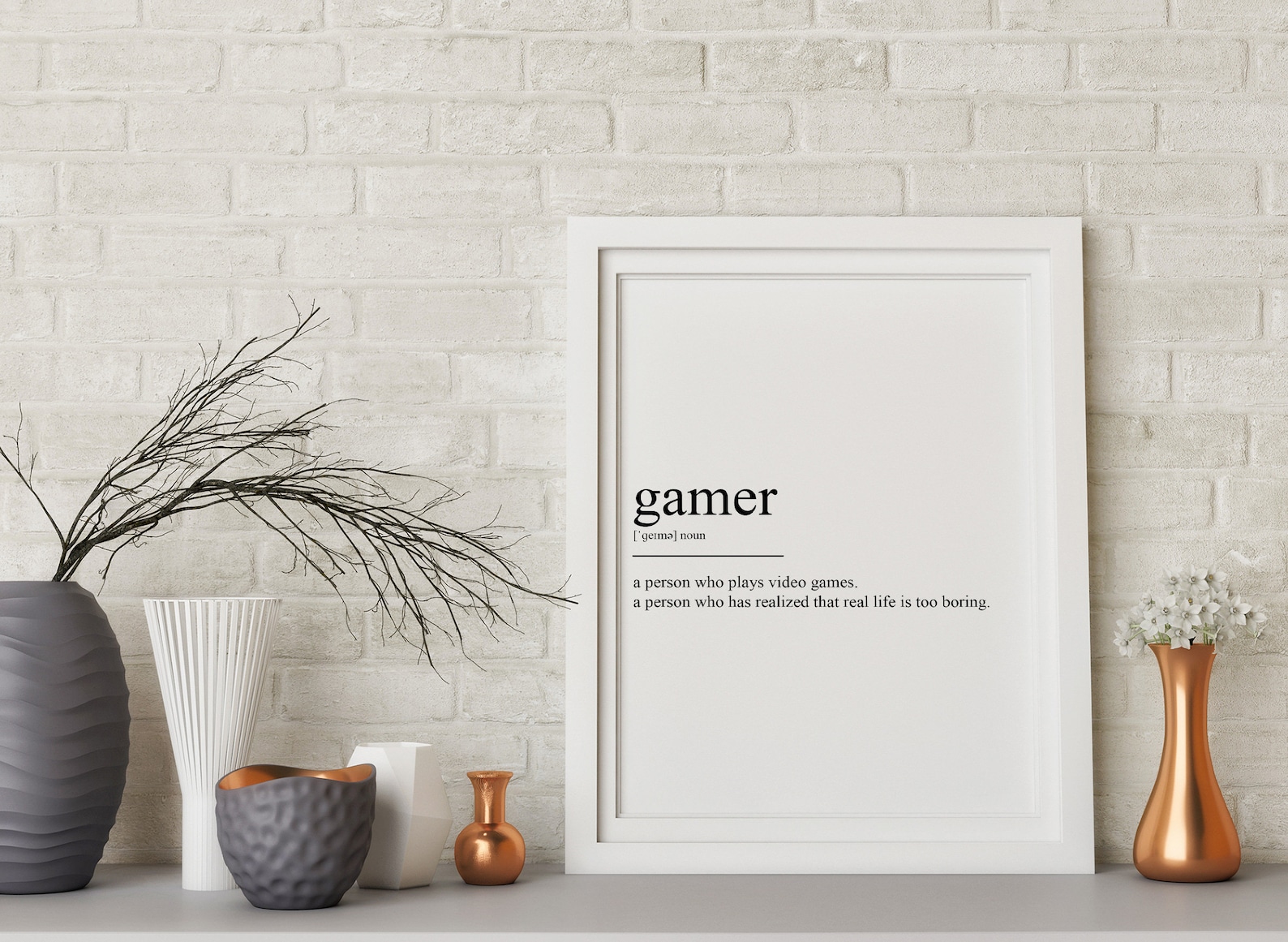 Gamer Definition Print - Etsy