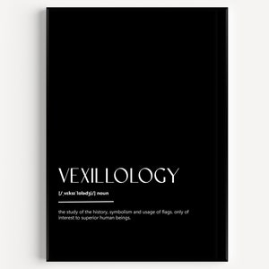Vexillology Definition Print - Etsy