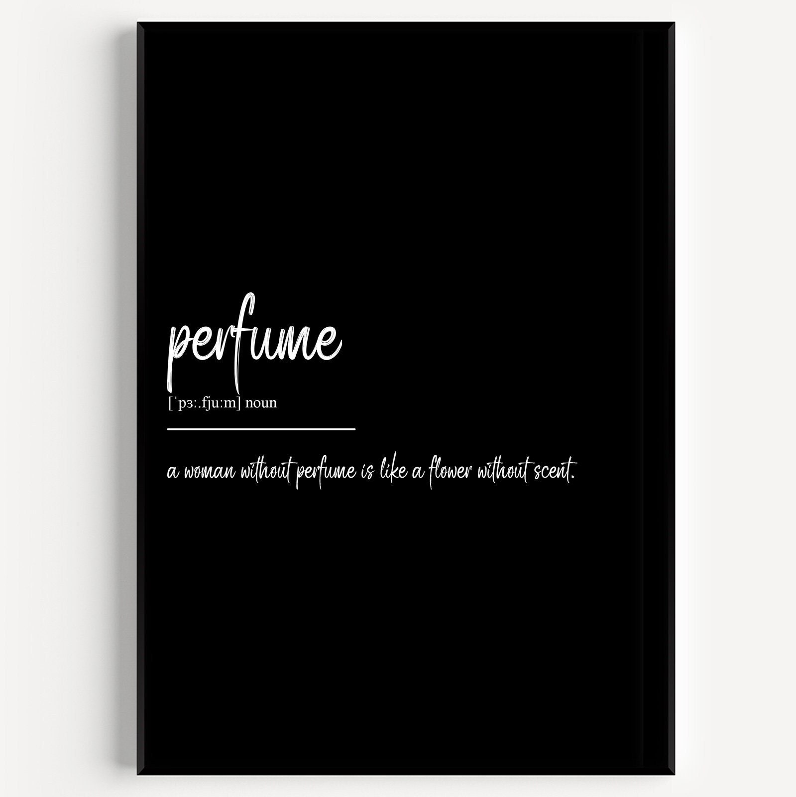 Perfume Definition Print - Etsy