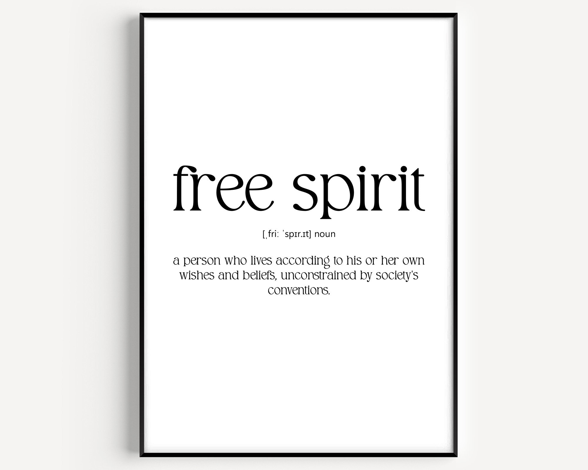 Free Spirit Definition