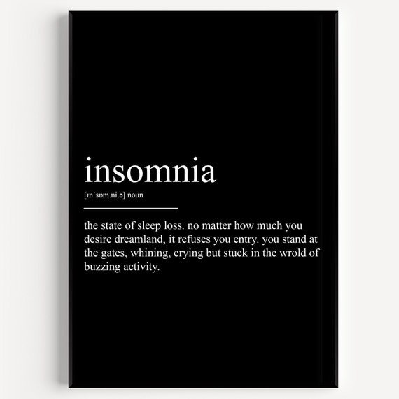 Insomnia Definition Tumblr