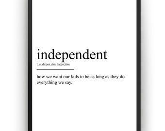 Independent Print | Etsy