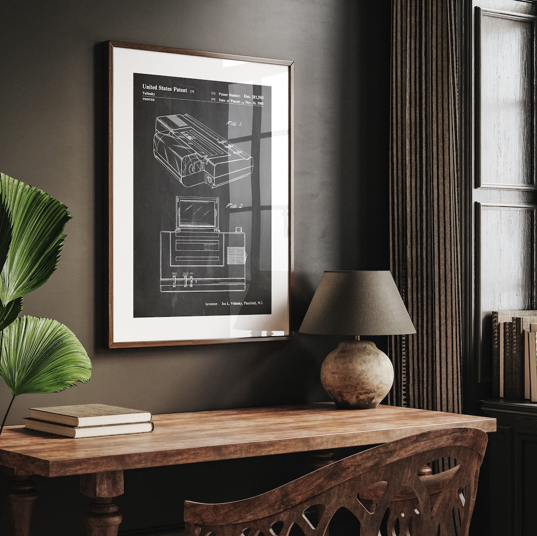Printer 1985 Patent Print, Office Wall Art Poster Blueprint Gifts - Etsy