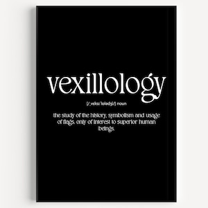 Vexillology Definition Print - Etsy