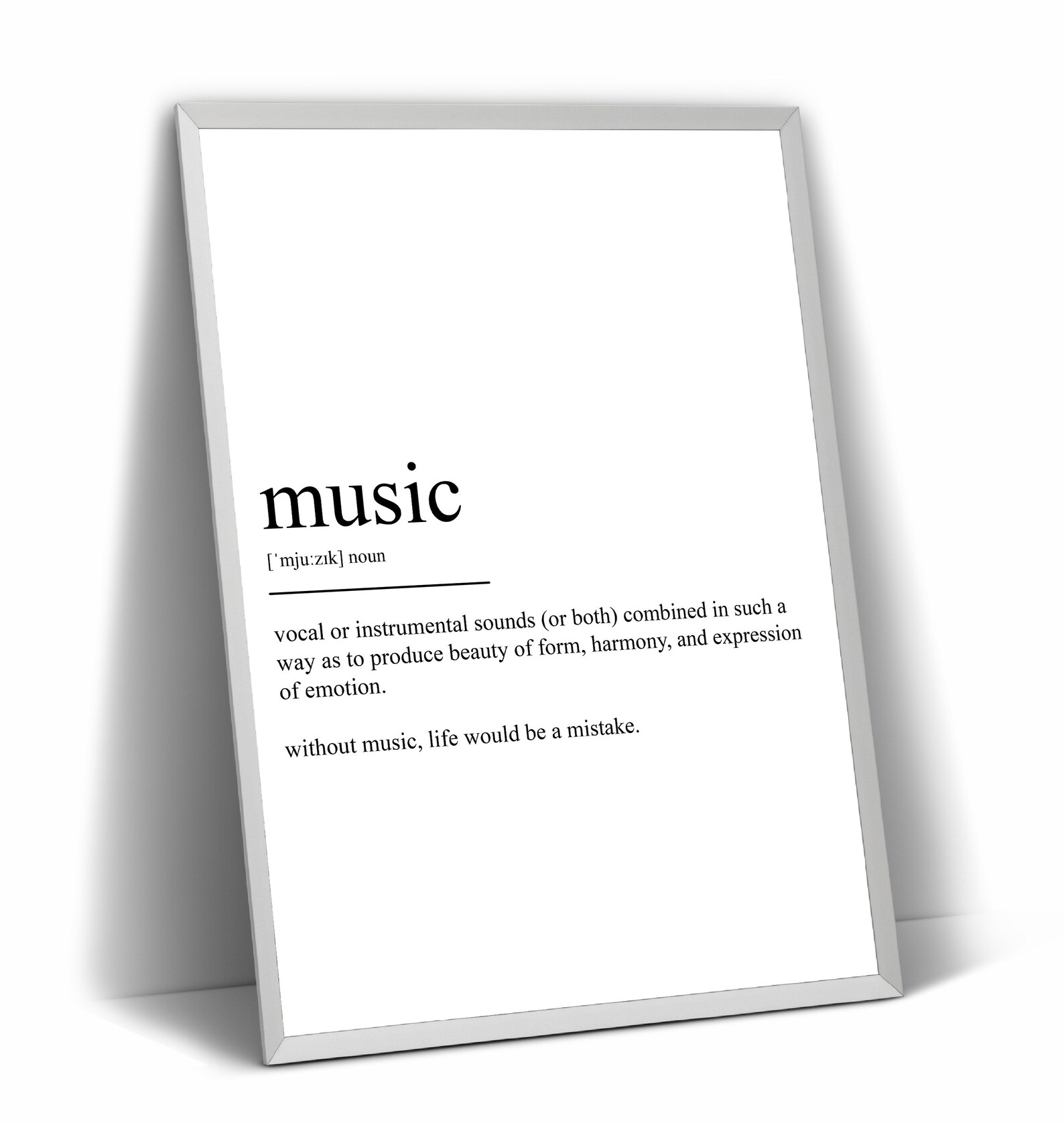 Music Definition Print - Etsy UK