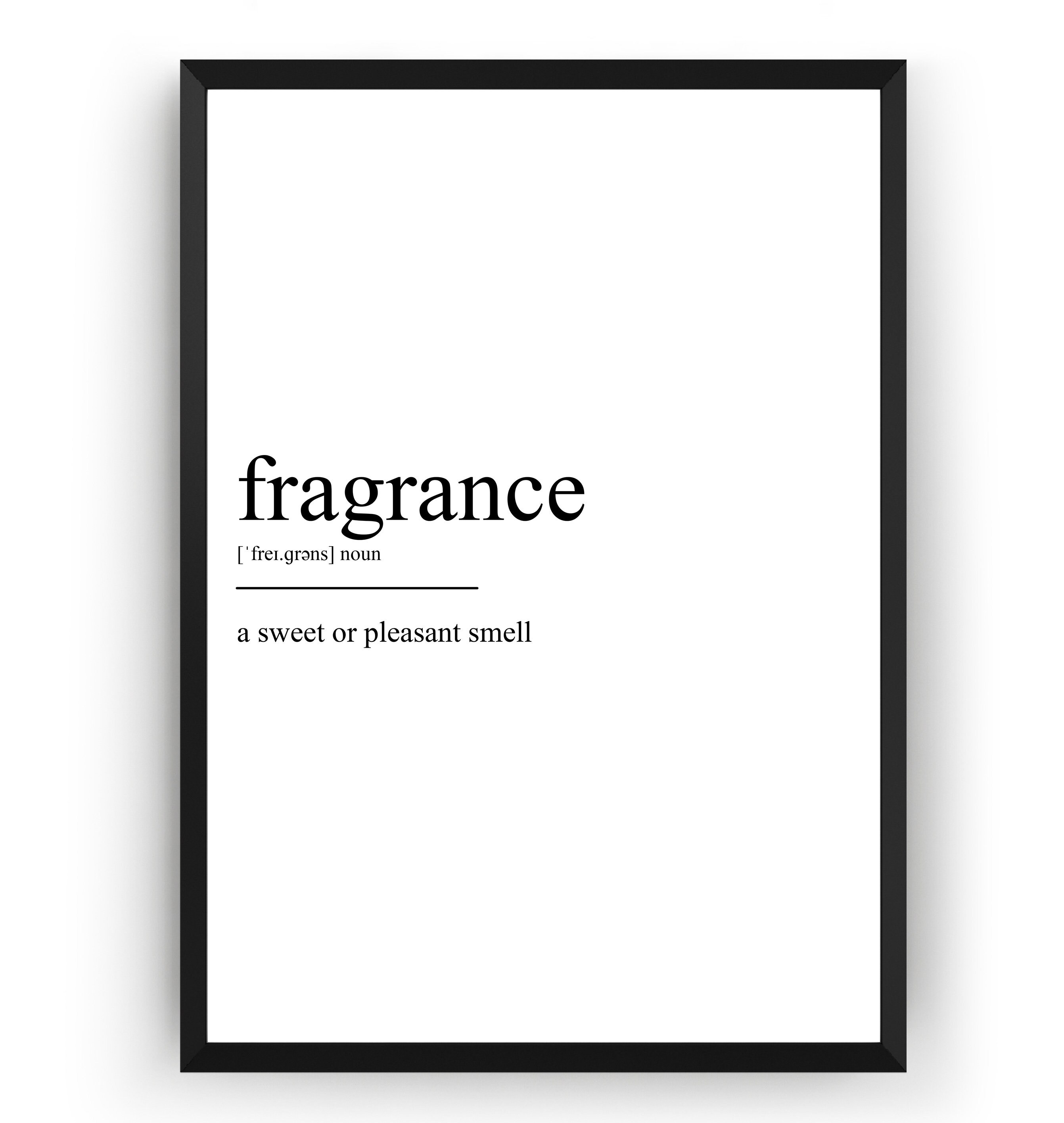 Fragrance Definition Print - Etsy