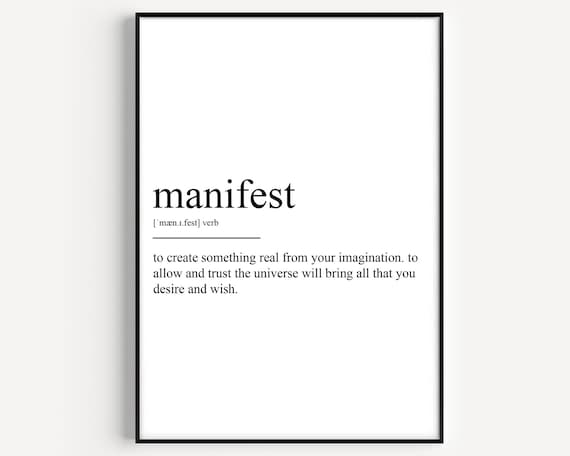 Manifest Meaning MANIFEST Definition In American English | Collins