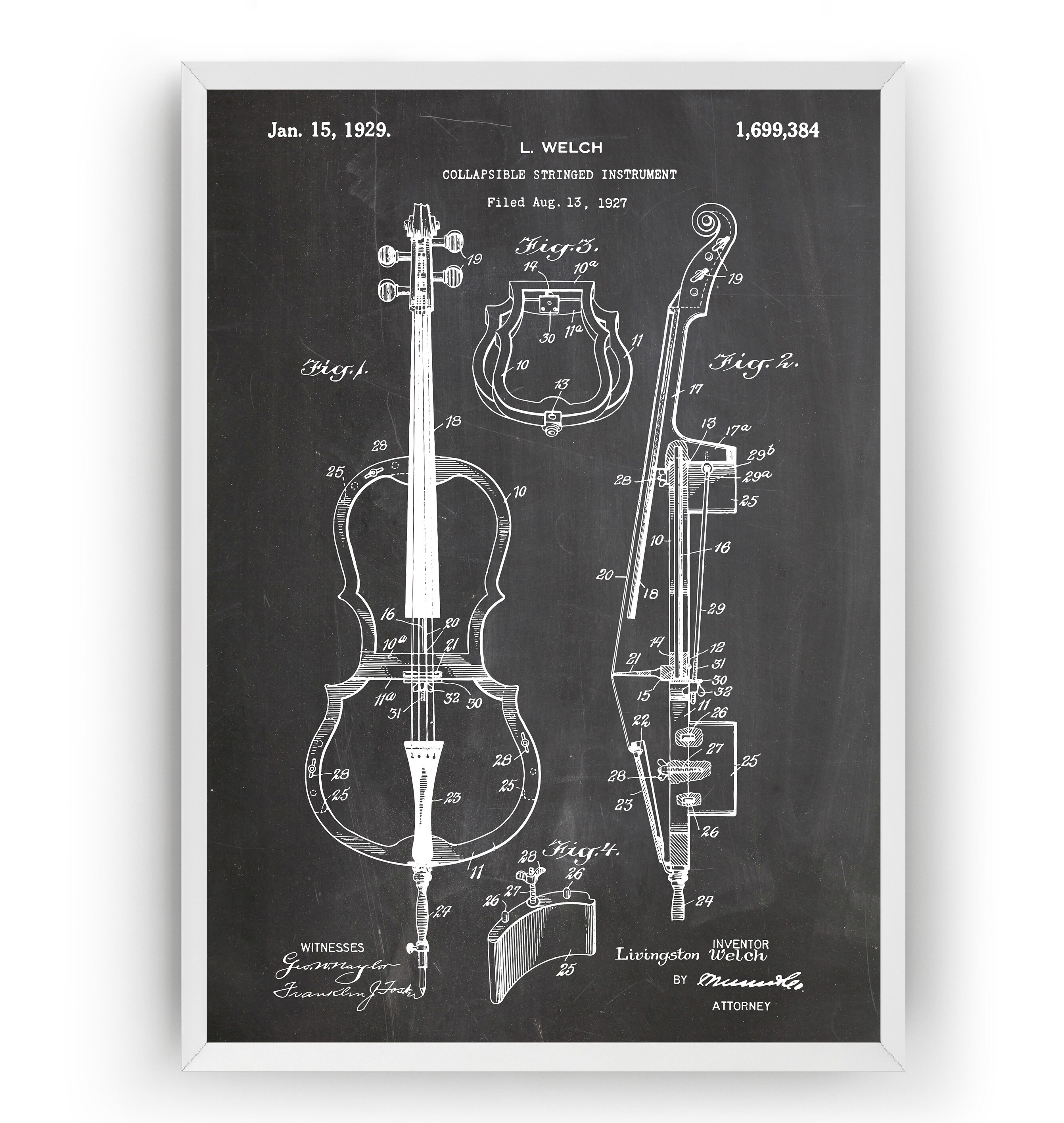 Digital Prints Art & Collectibles Prints Cello Violin Poster Music Art ...