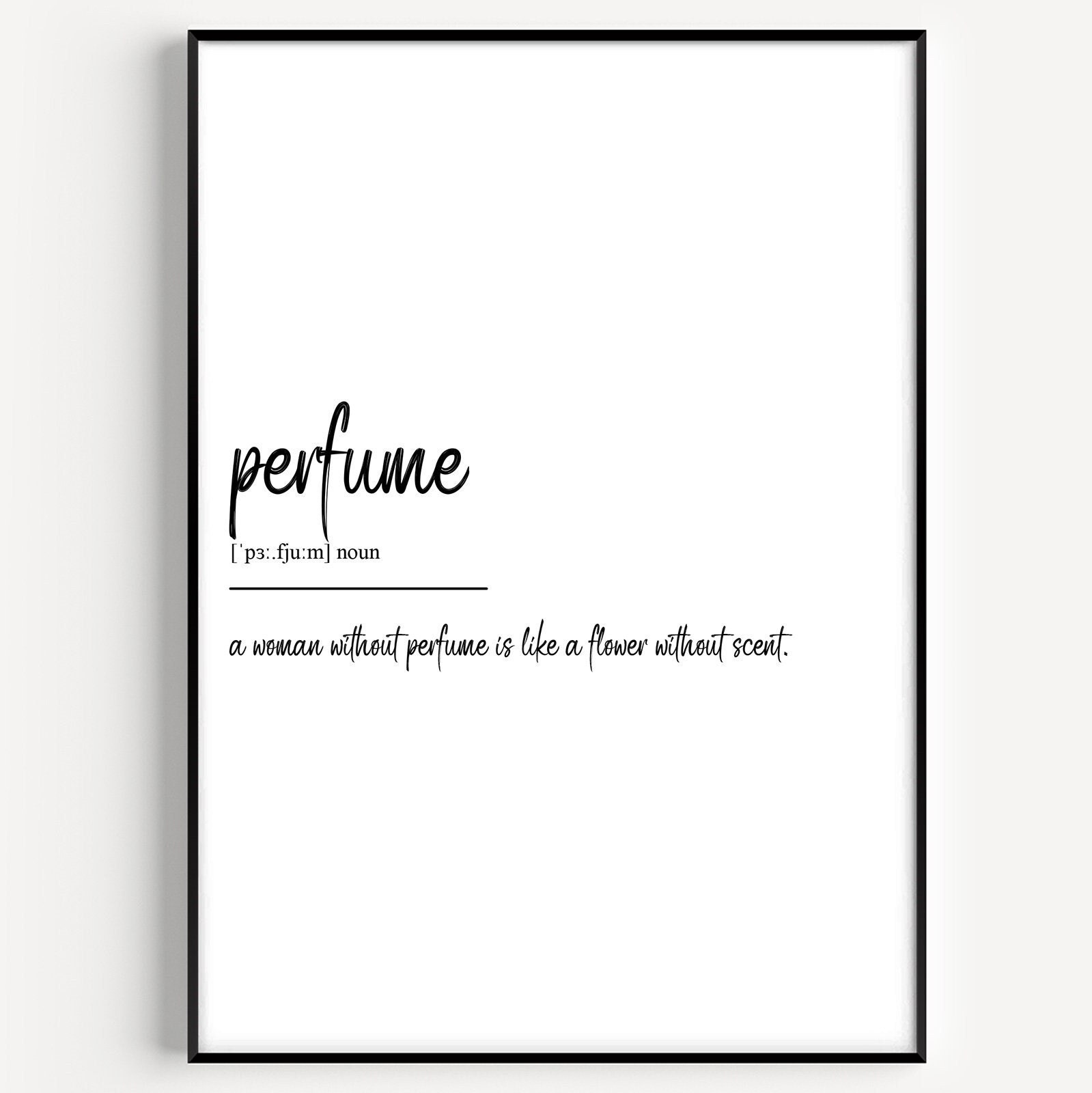 Perfume Definition Print - Etsy