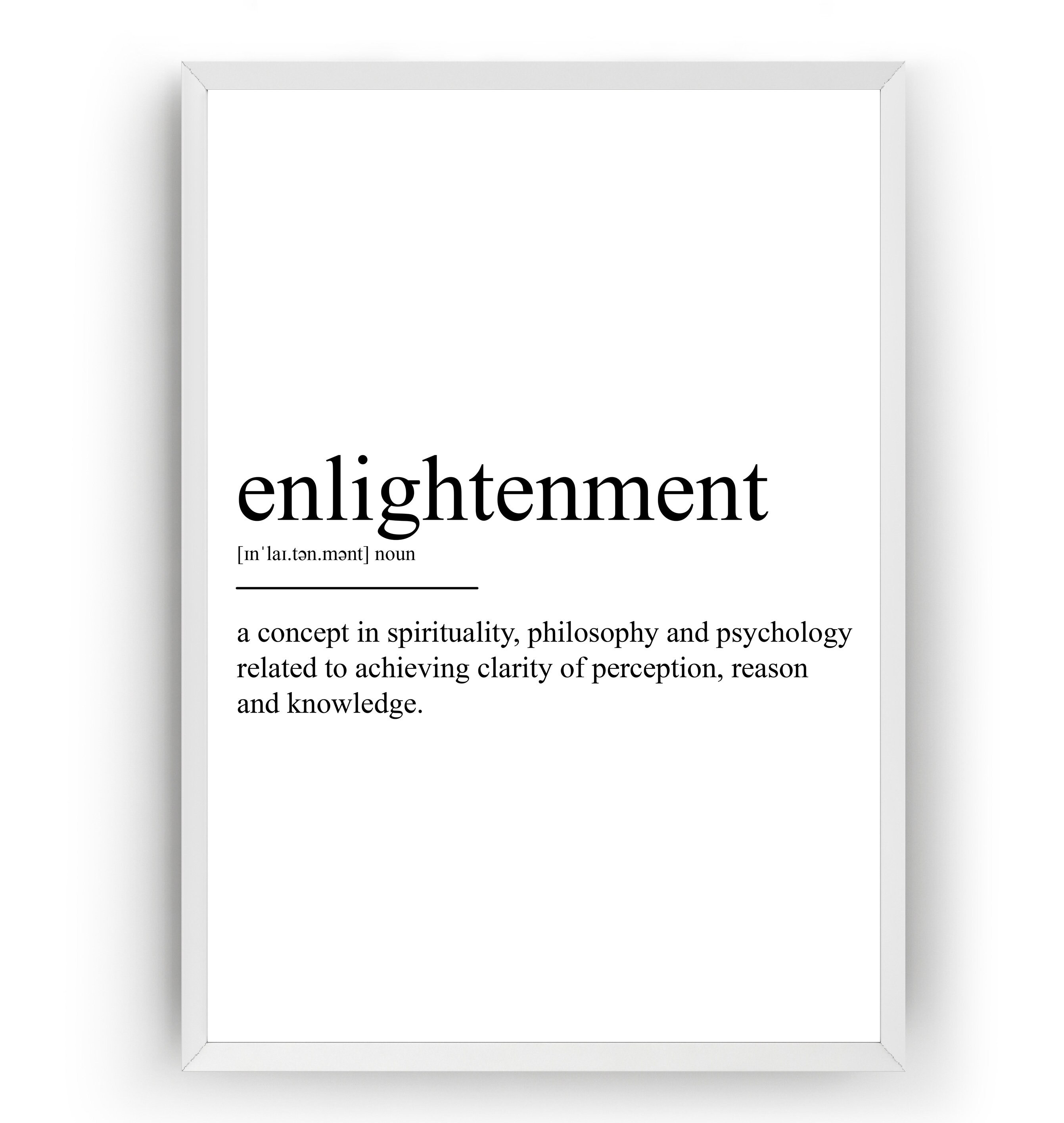 Digital Prints Buddhist Quotes Wall Art Enlightened Definition ...