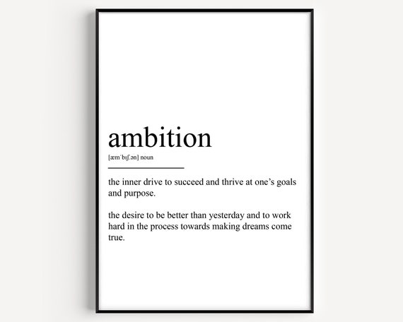 The Word Ambition