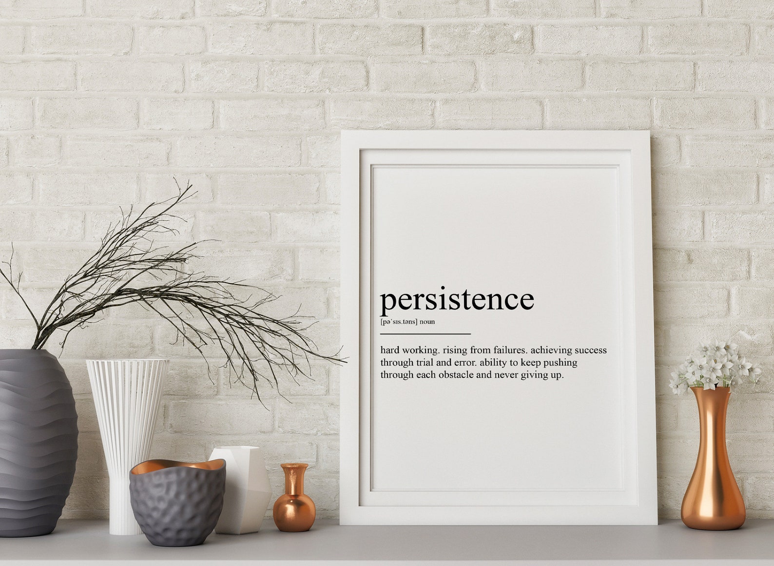 Persistence Definition Print - Etsy