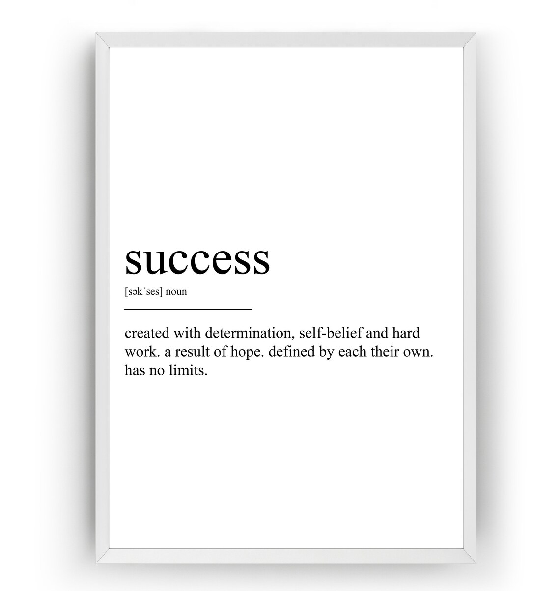 Success Definition Print | Etsy