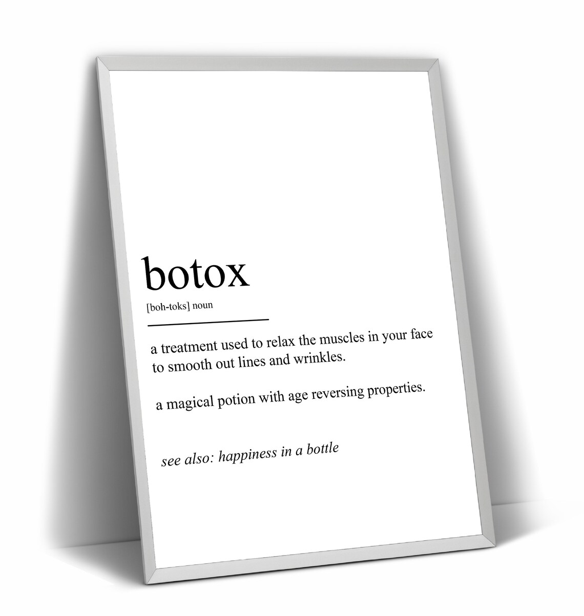 Botox Definition Print | Etsy