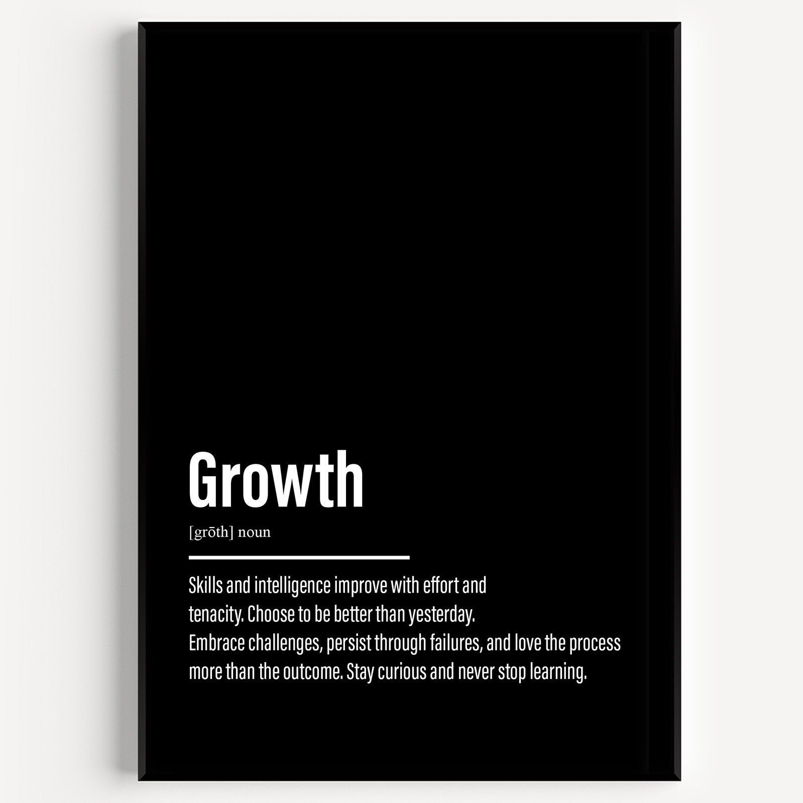 Growth Definition Print Version 2 - Etsy
