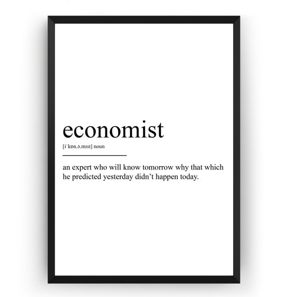 Economist Definition Print | Etsy