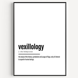 Vexillology Definition Print - Etsy