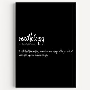 Vexillology Definition Print - Etsy