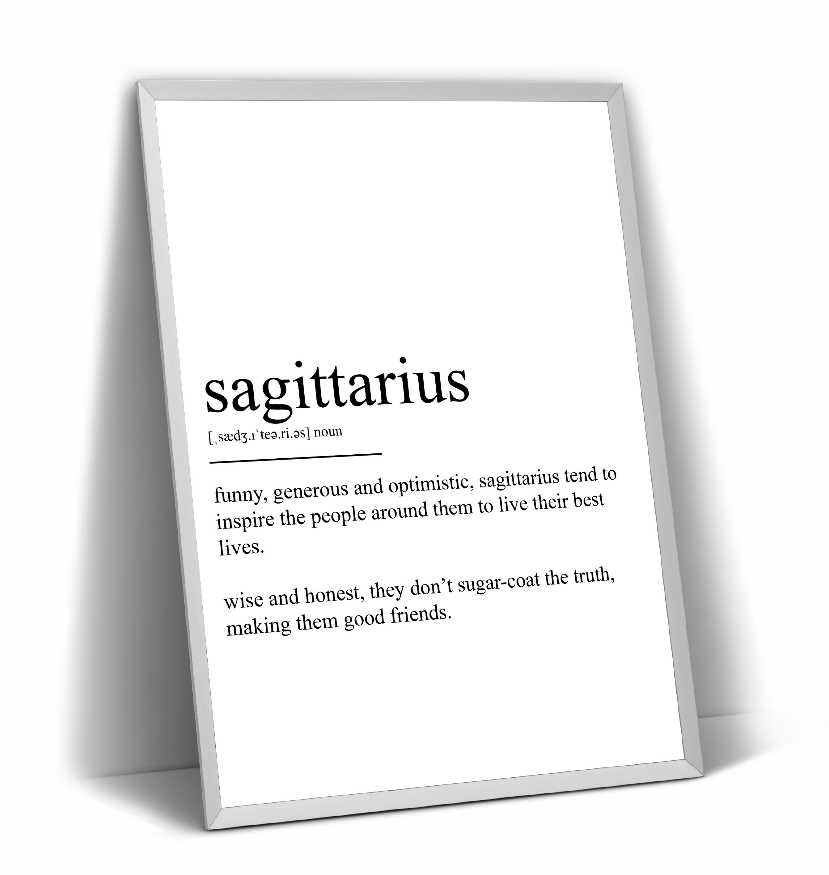 Sagittarius Definition Print - Etsy