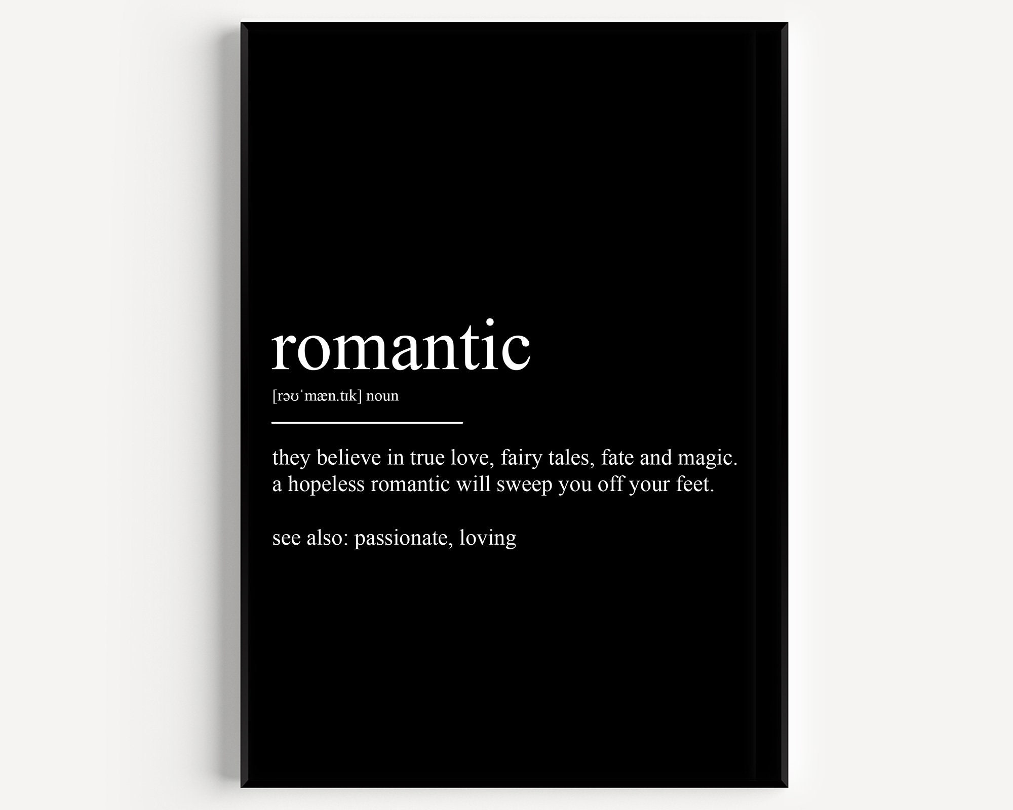 Hopeless Romantic Definition