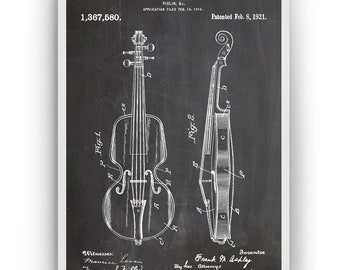 Violin Blueprint | Etsy