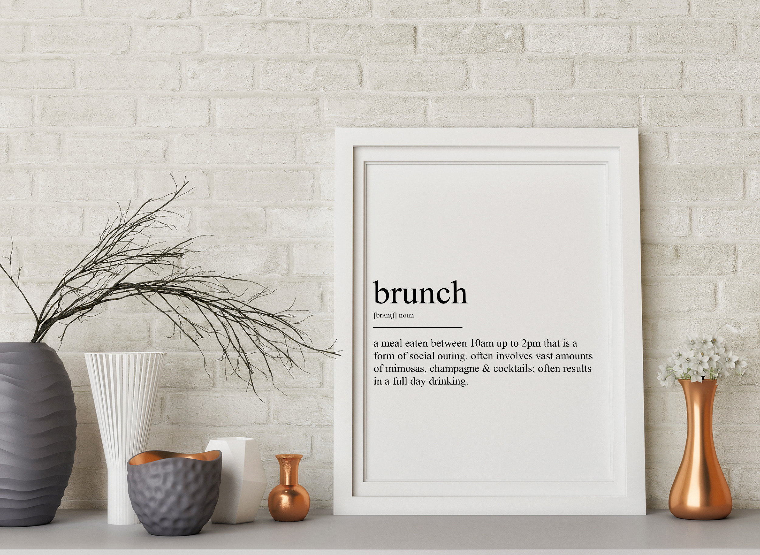 Brunch Definition Print - Etsy