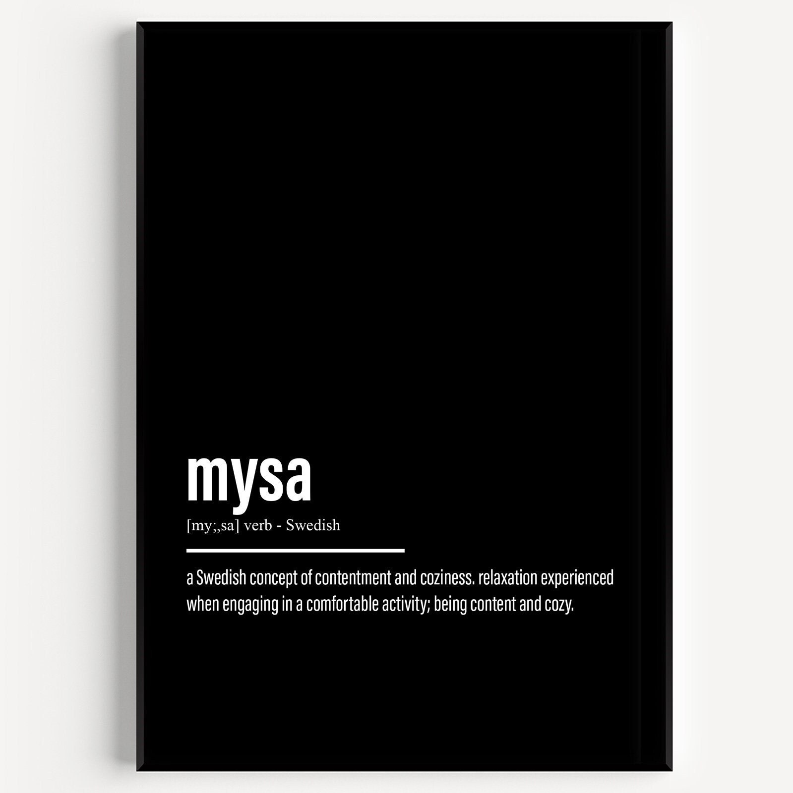 Mysa Definition Print - Etsy