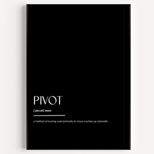 Pivot Definition Print - Etsy