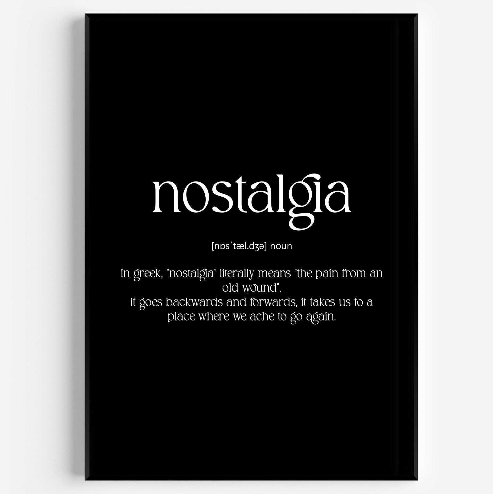 Nostalgic Definition