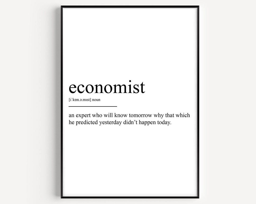 Economist Definition Print - Etsy
