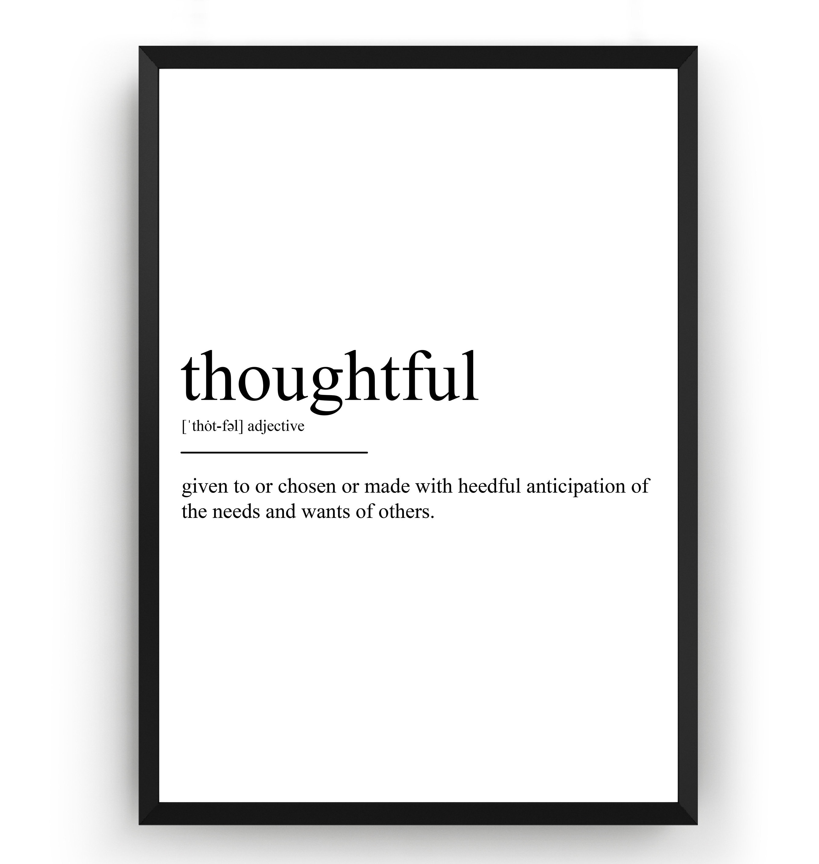 Thoughtful Definition Print Etsy thoughtful-definition-print-etsy