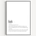 Bab Definition Print - Etsy UK