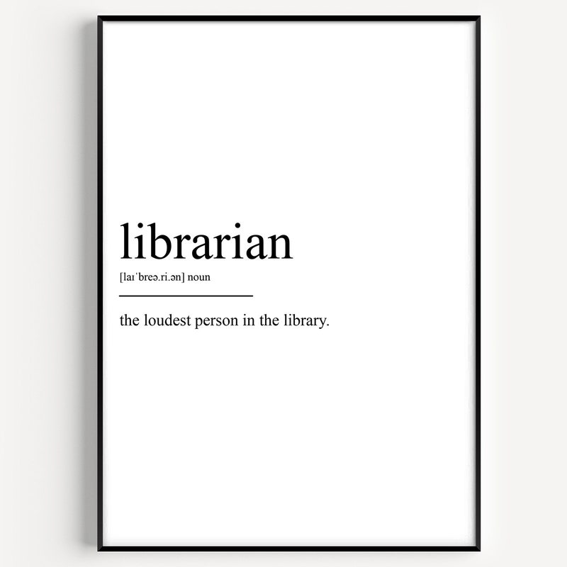 Librarian Art - Etsy