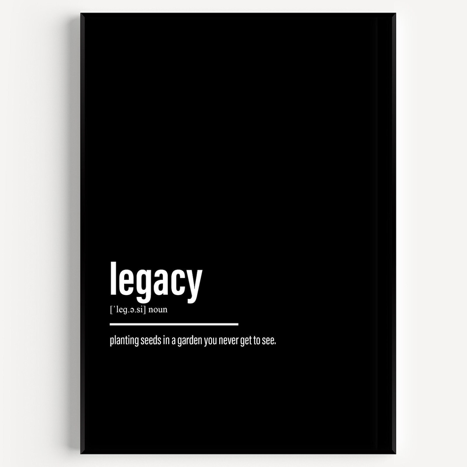 Legacy Definition Print - Etsy