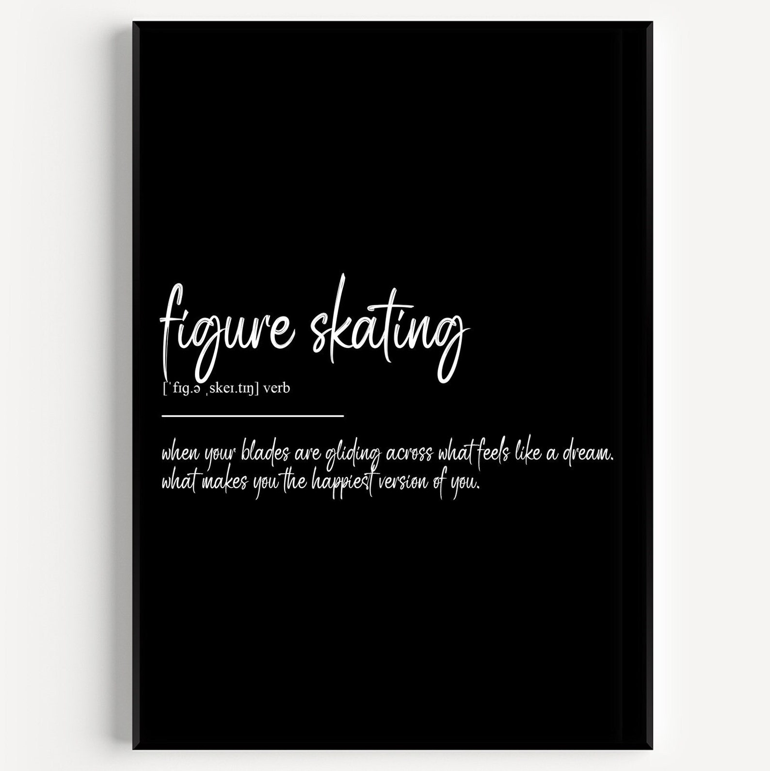 Figure Skating Definition Print - Etsy