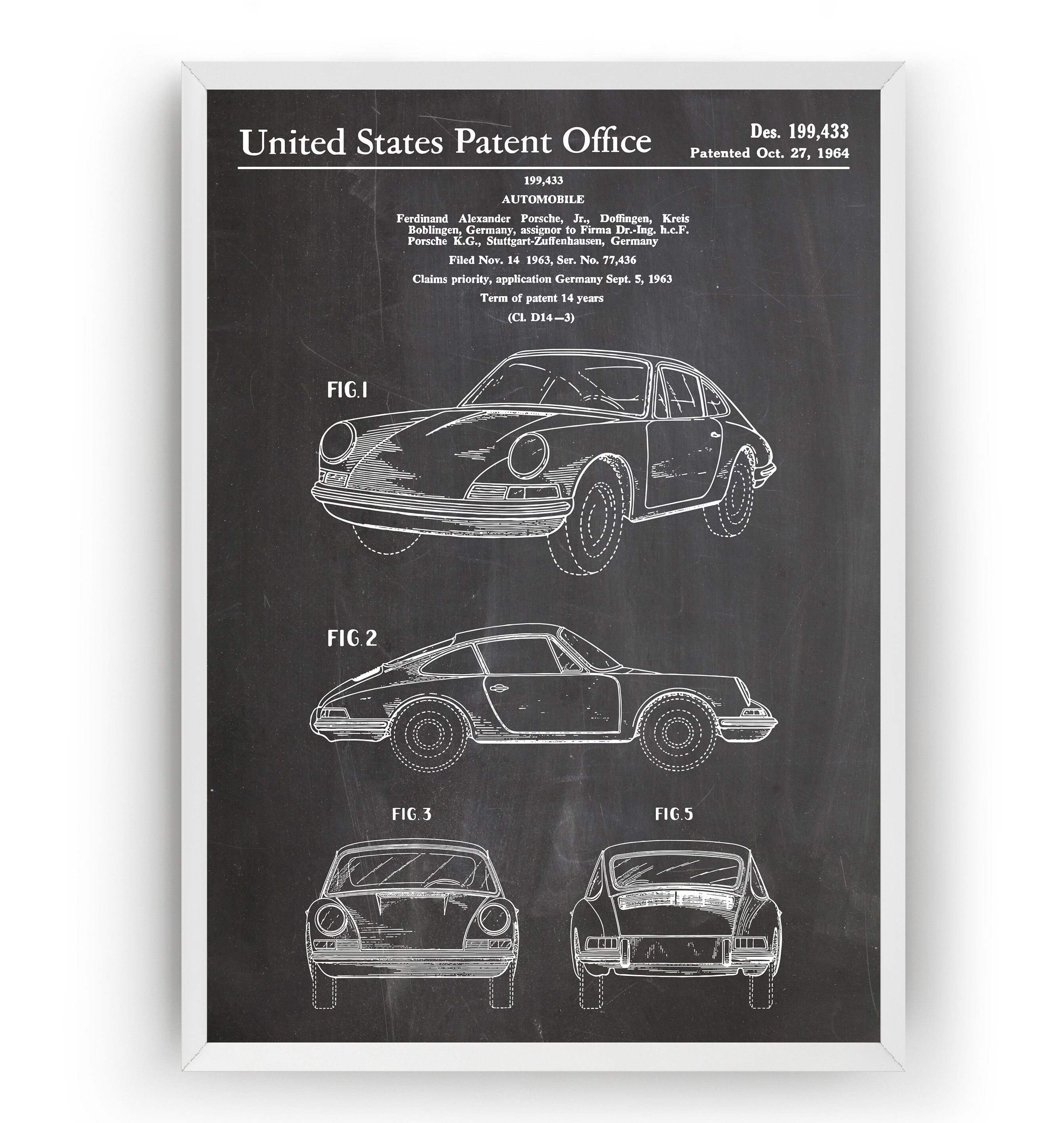 Art & Collectibles Porsche Wall Art vintage Print ready to hang Porsche ...