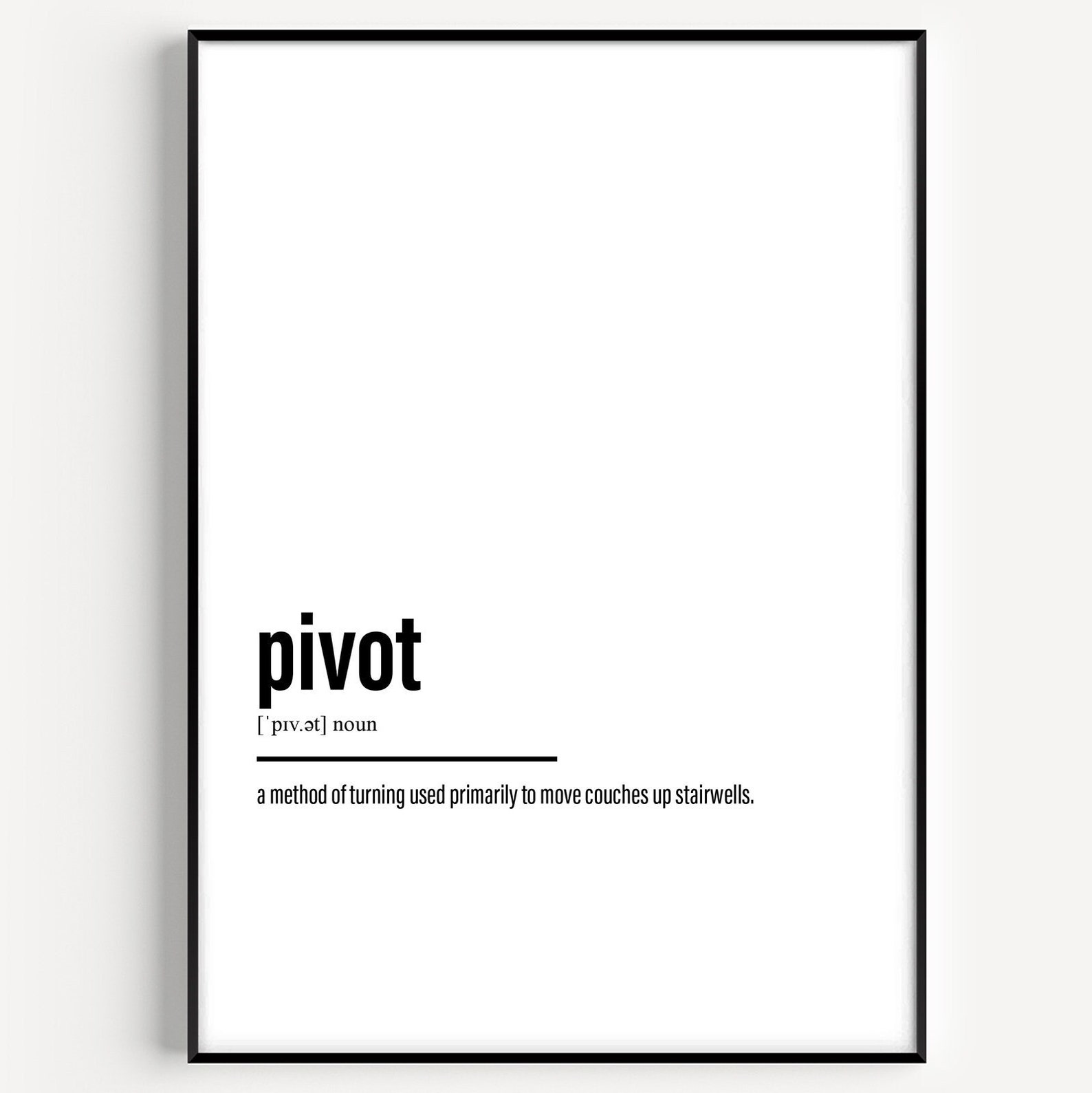 Pivot Definition Print - Etsy